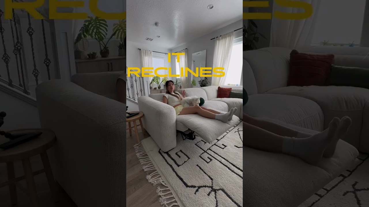 PSA: Cute recliner sectionals do exist! 🛋️ Sadly, it hasn’t ever came back in stock :(