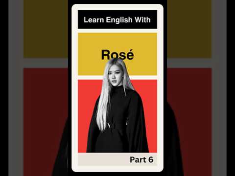 Learn English With Rosé's APT.