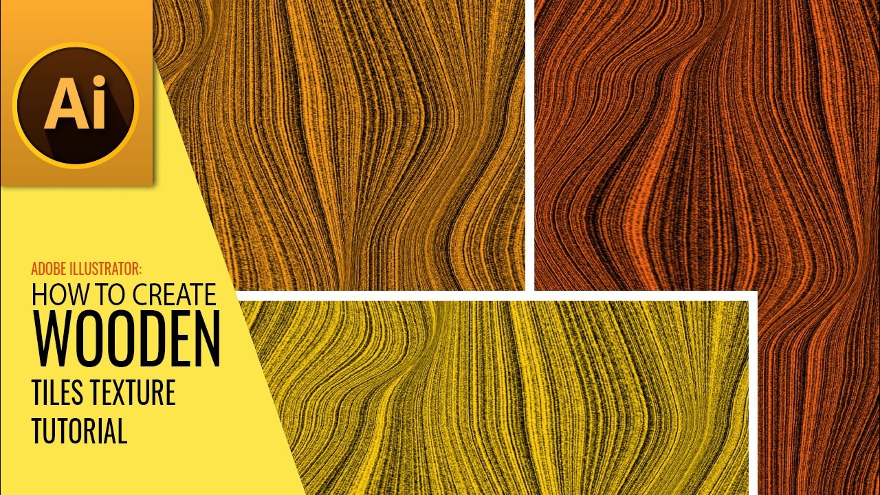 Realistic Vector Wooden Texture Background Tutorial in Adobe Illustrator | Step by Step Guide