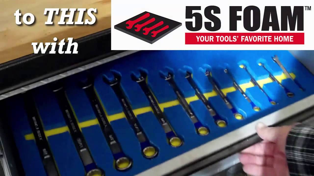 5S Foam™ PRO - Organize Your Tools!