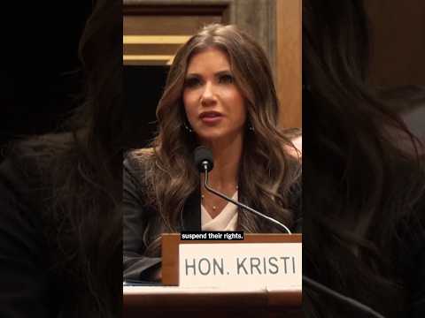 Kristi Noem Falsely Defines Habeas Corpus as Trump’s Right to Deport People