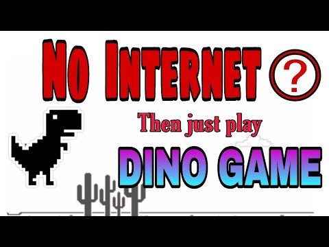 Google Dinosaur Game | No Internet Game | High IQ Game | Amazing gameplay.