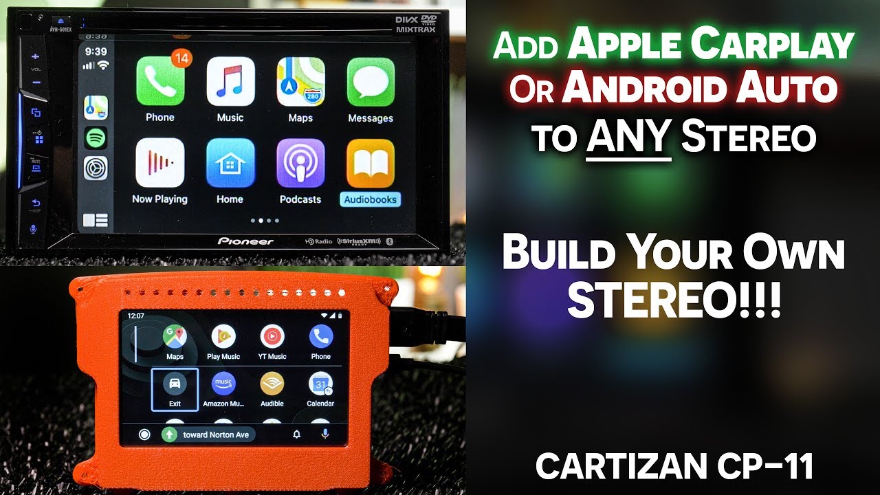 Add Apple Carplay or Android Auto to ANY Stereo - Custom Car Stereo Build!!!