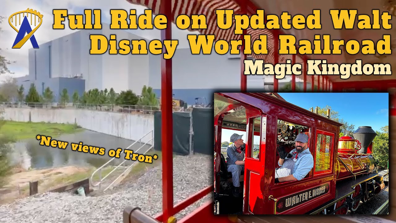 MyDisneyFix | Full Ride on the Magic Kingdom Train With New Narration ...