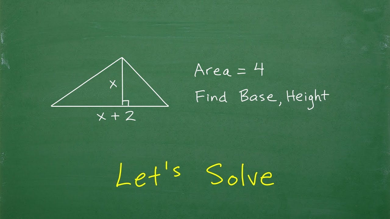 Let’s use Algebra + Geometry to solve this problem – step by step