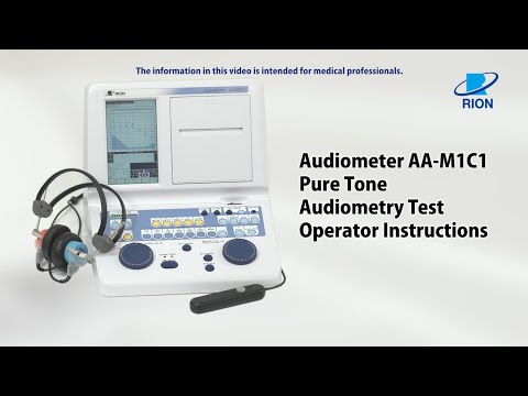 How to use Audiometer RION AA-M1C1 English ver01
