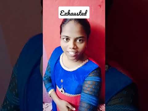Exhausted meaning in Telugu