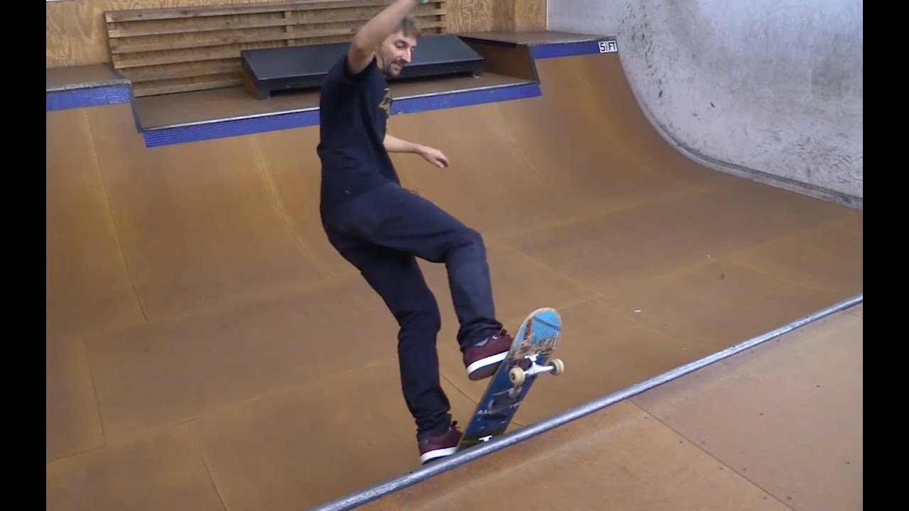 HOW TO SKATE A MINI RAMP THE EASIEST WAY TUTORIAL