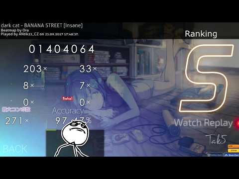 Steam Community :: Video :: osu! | dark cat - BANANA STREET [Insane] 97 ...