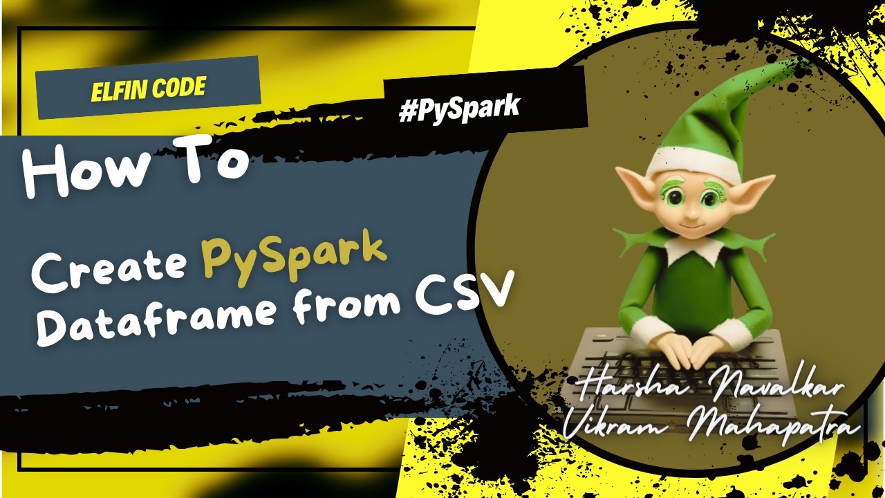 Python PySpark Tutorial for Beginners - Part 3 |  How to create #pyspark Dataframe from CSV