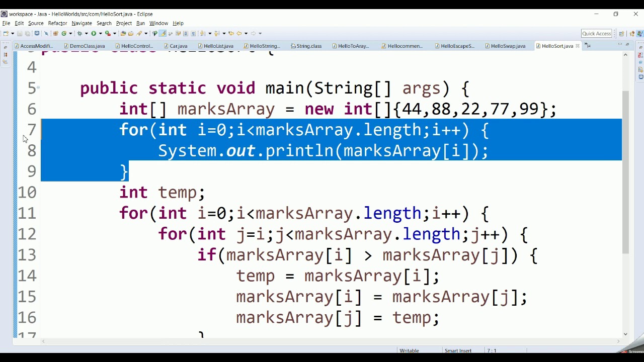 How to sort integer array in Java ? - Ascending/Descending order ? Java tutorial for beginners !