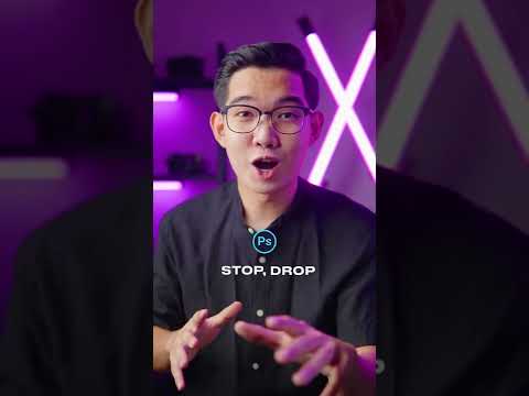 Stop, Drop & Photoshop: How to Refine Edges #shorts #photoshop