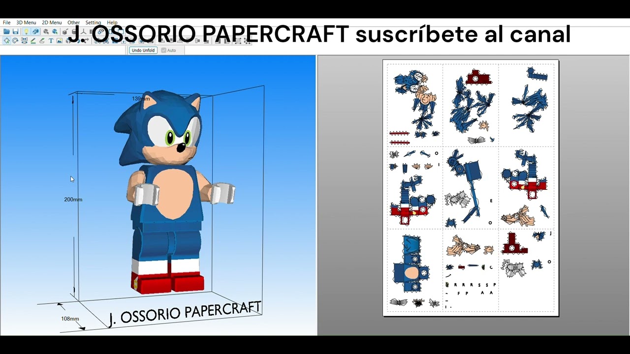 Mobile   Sonic Dash   Sonic LEGO – Papercraft
