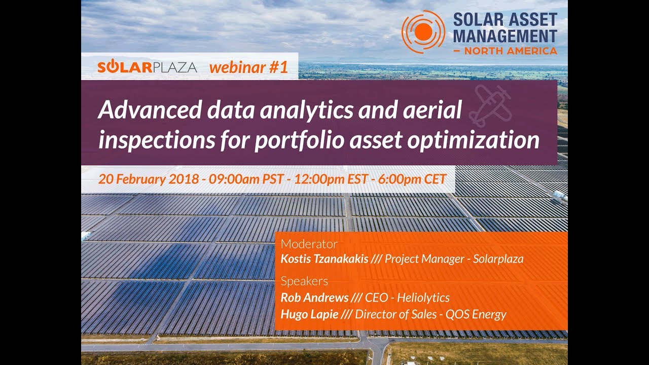 Solarplaza Webinar: Advanced Data Analytics and Aerial Inspections for Portfolio Asset Optimization
