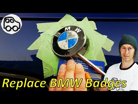 Remove or Replace BMW Bonnet Badge or BMW Boot Badge // BMW Emblem