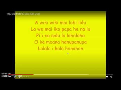 Hawaiian Rollercoaster Ride Pronunciation Guide #2