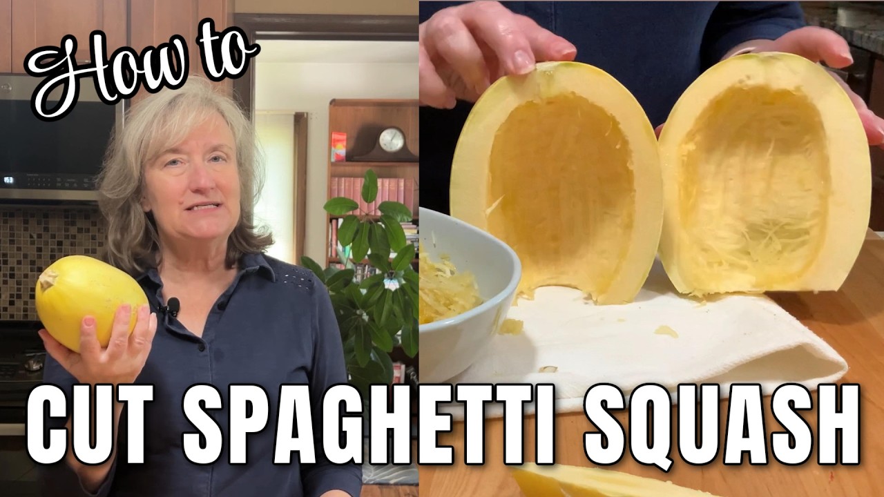 How to Cut Spaghetti Squash (Without Losing a Finger!)