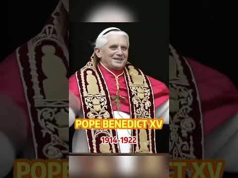 Every Pope in the history of the Catholic Church from 1878 - today