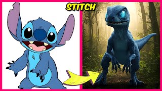 LILO & STITCH Characters as DINOSAURS?????????????! + Their Favorite Snacks, Movies & Drinks! | Stitch, Lilo