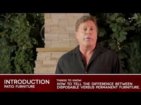 How to Buy Patio Furniture, Patio Furniture Buyers Guide.