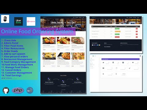 Full-Stack Online Food Ordering System with Admin Panel using PHP MySQL ...