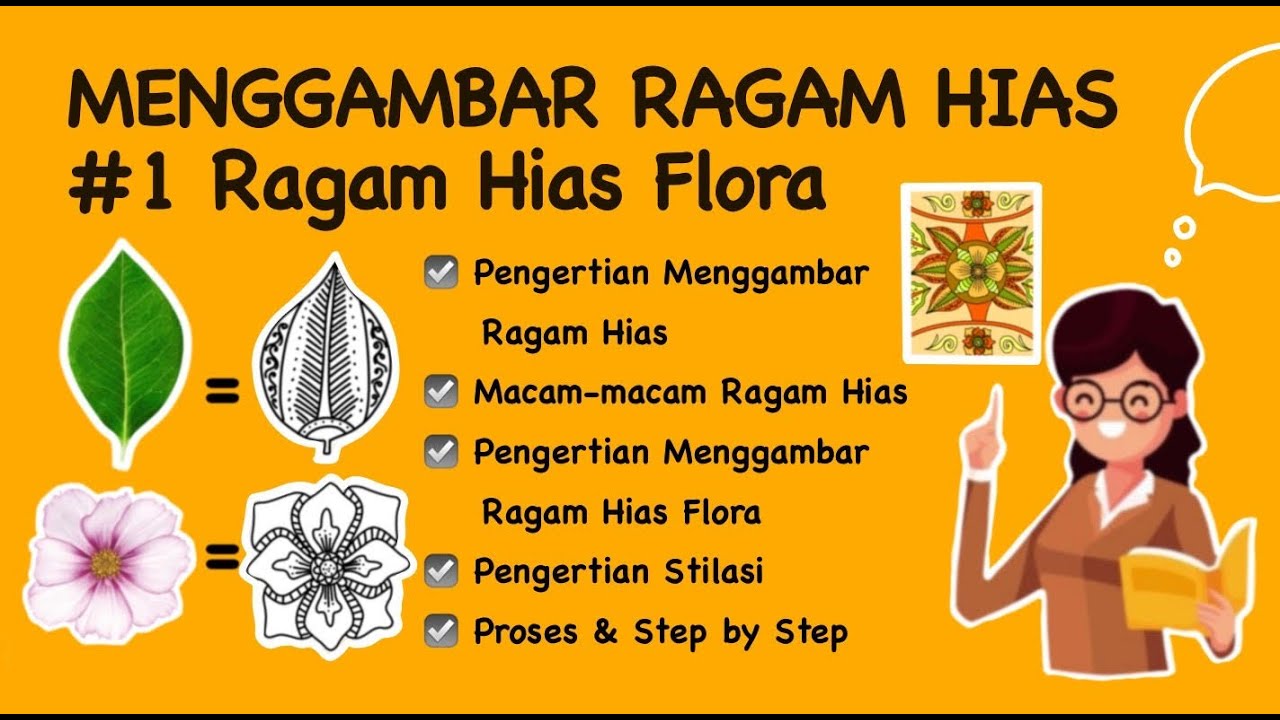 DRAWING DECORATIVE VARIETIES - #1 DRAWING FLORAL DECORATIVE VARIETIES