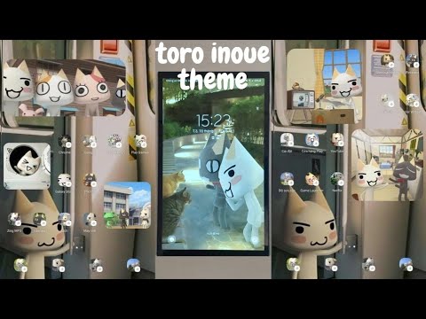 How to make your phone aesthetic โจ samsung default theme | toro inoue theme ๐บ