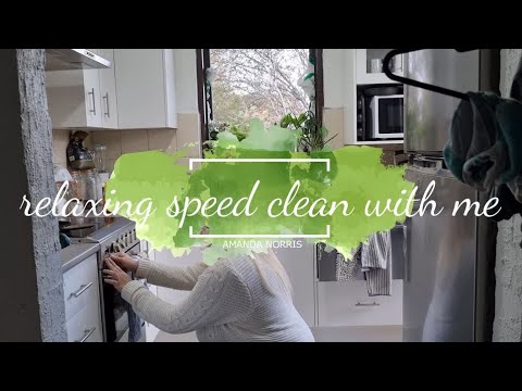 relaxing speed clean with me | Amanda Norris