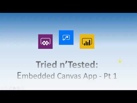 Embedded Canvas Apps Pt 1 – Introduction – eELANe