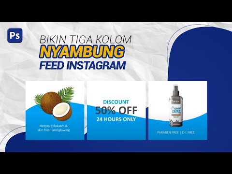 Cara Buat Feed IG Tiga Kolom di Photoshop