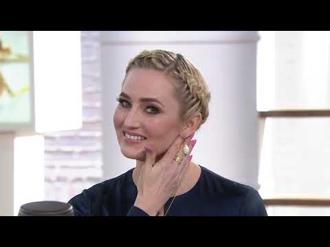 Adi Paz 14K Gold Mother-of-Pearl Drop Earrings or Necklace on QVC