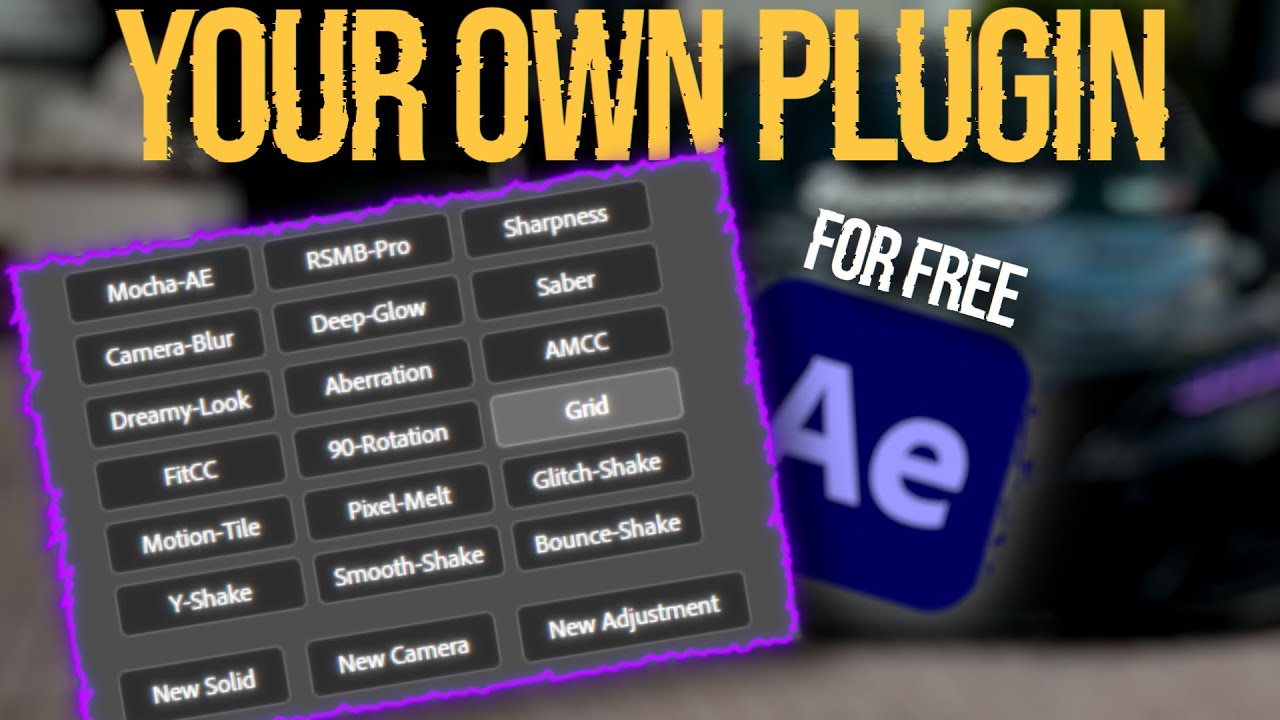 Create Your Own Plugin in After Effects (Free & Easy ScriptUI Panel Method)
