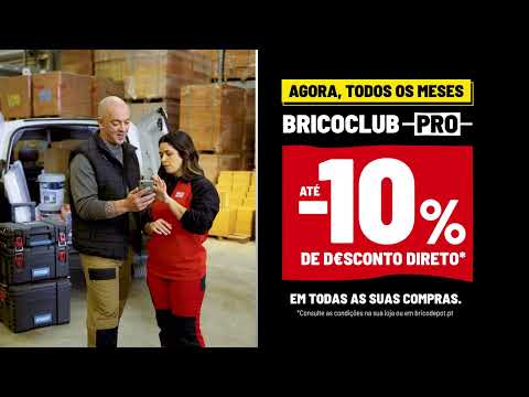 Agora, todos os meses até -10% com o BRICOLUB PRO 🧨💥