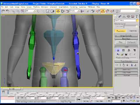 Rigging Humanoid Characters part 1 of 5