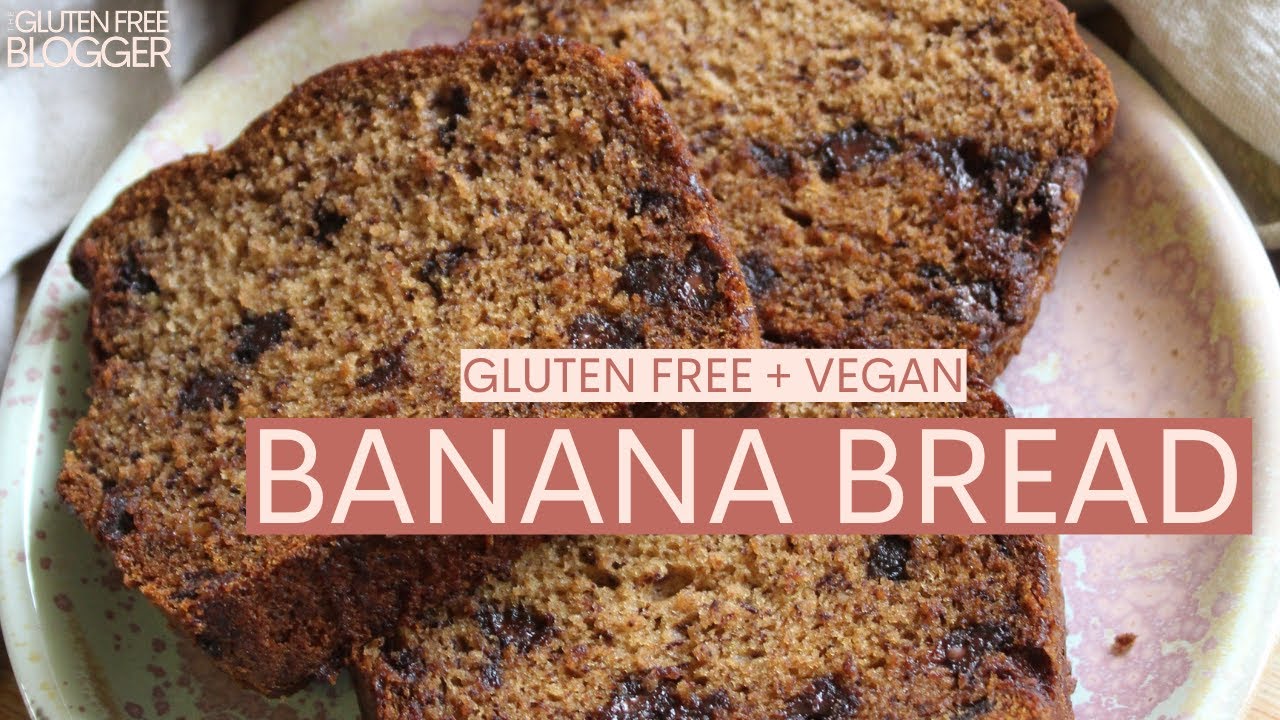 GLUTEN FREE + VEGAN BANANA BREAD