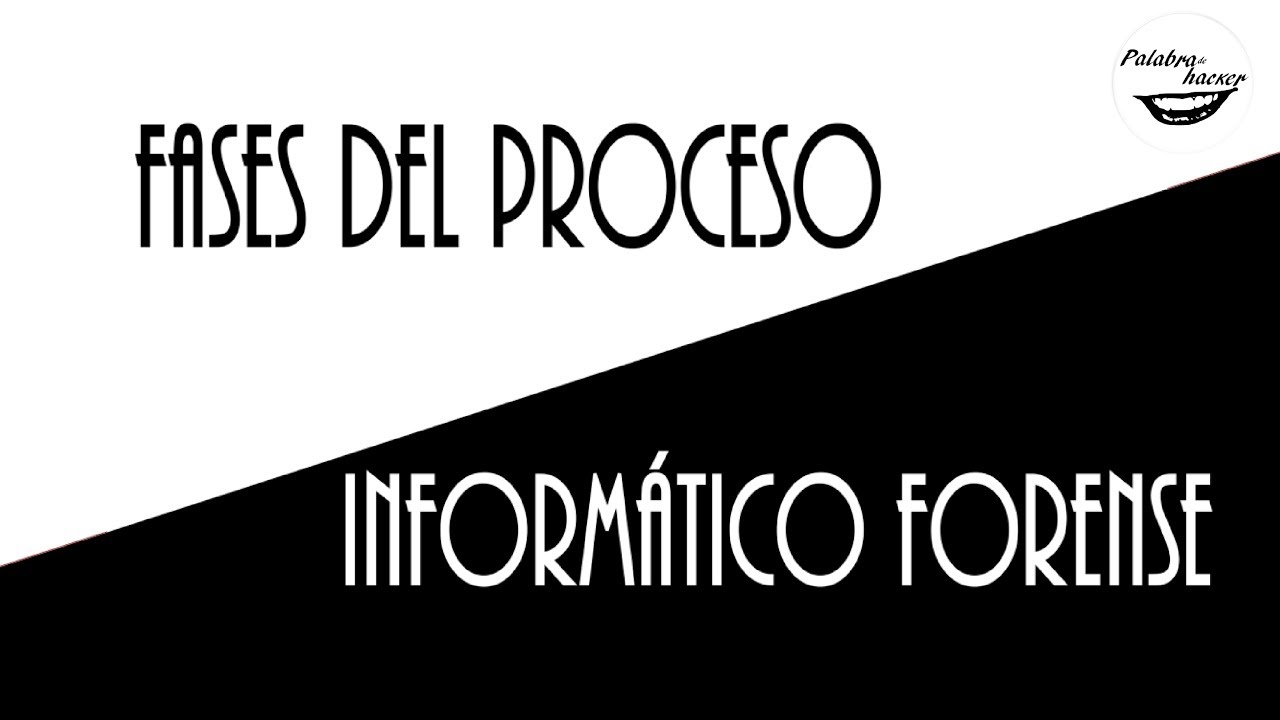 Fases del proceso informático forense