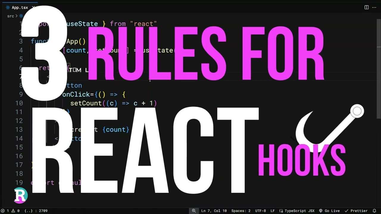 3 Rules For React Hooks Many Don't Know (React Best Practices)