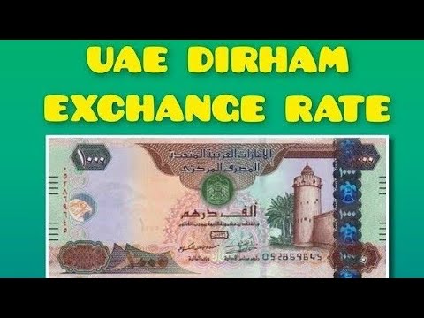 UAE Dirham (AED) Exchange Rate Today | Dubai Currency Rate