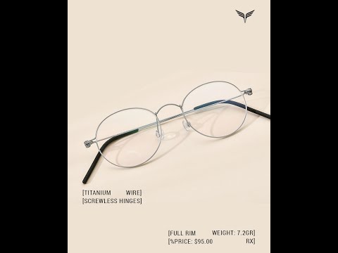 The thinnest titanium eyglass frames.