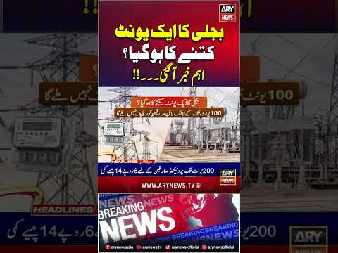 How much will a unit of electricity cost? #electricityprices #pmshehbazsharif #shorts