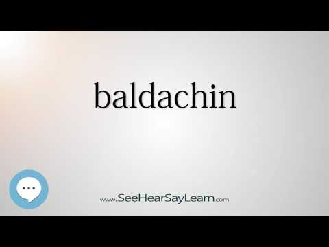 baldachin - Smart & Obscure English Words Defined 🗣🔊