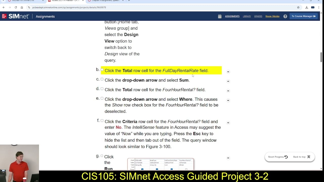 CiS105: 4/17/25: SIMnet Access Guided Project 3-2
