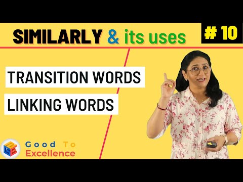Similarly and its uses | Transition words, Linking words, Connectives