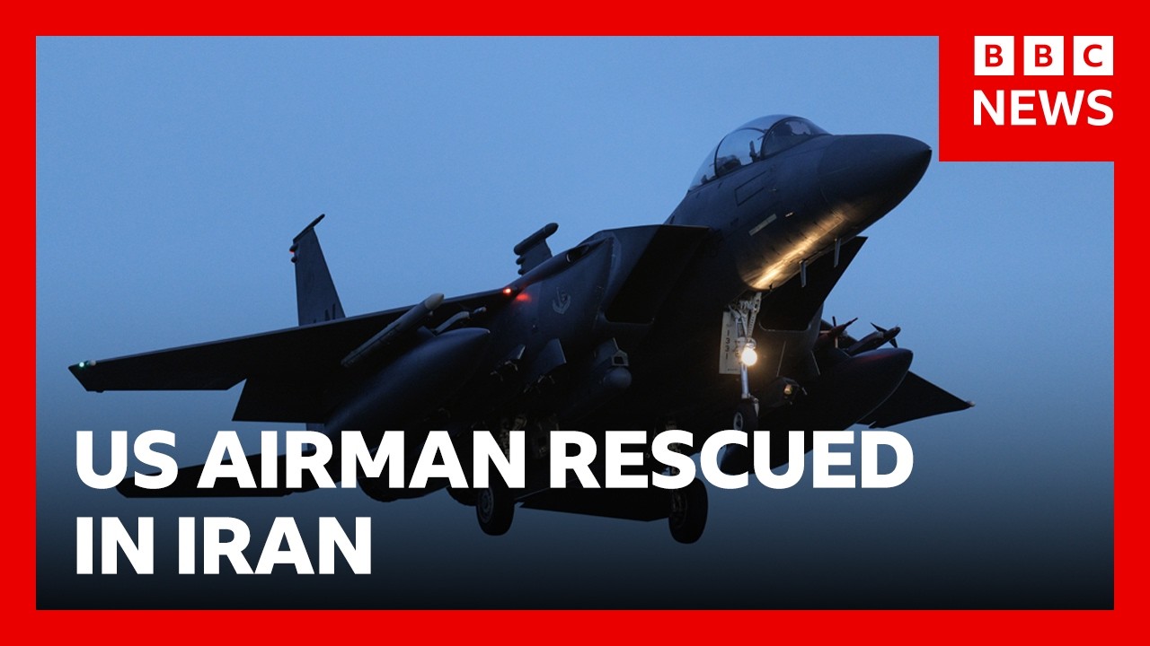 Trump says missing US crew member from downed jet rescued in 'daring' operation in Iran | BBC News