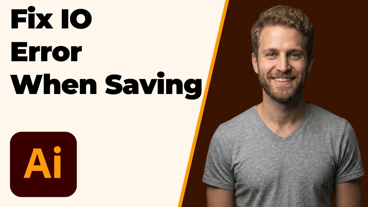 Fix Illustrator IO Error When Saving (2026 Easy Guide)