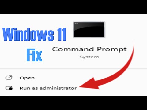 Unable to Run Command prompt as administrator in Windows 11