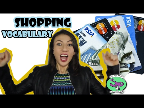 Spanish Vocabulary || Vocabulario español. Shopping