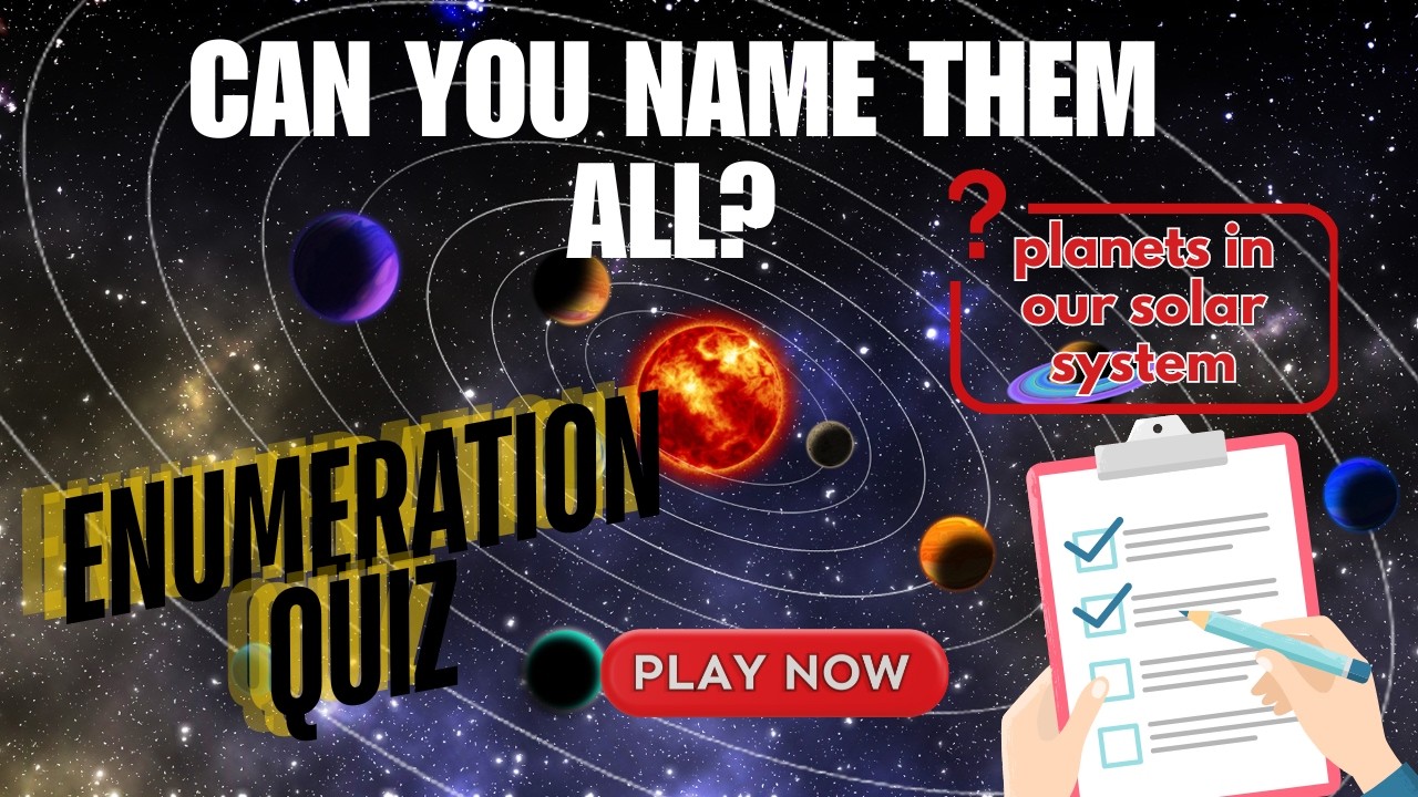 Ultimate Enumeration Quiz Challenge! Can You Name Them All? 🧠 | Fun Trivia Test #enumeration #facts