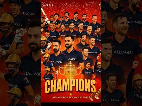 RCB are IPL CHAMPIONS 🏆 | Virat Kohli’s Emotional Trophy Moment | 4K Wallpaper Tribute #shorts