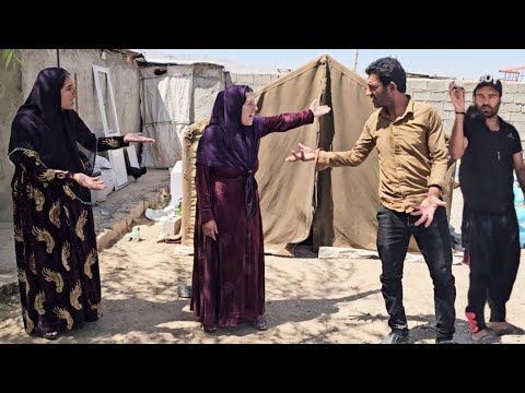 Asghar and his efforts to provide plaster for his father Ali's building